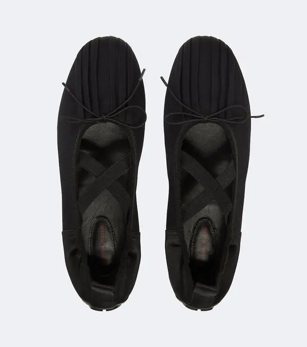 Simone Rocha Grip Satin Ballet Flats