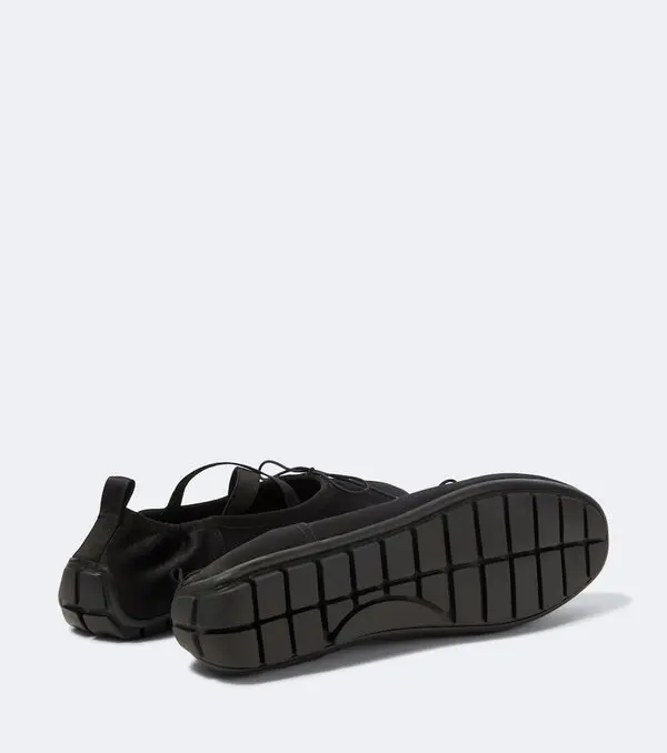 Simone Rocha Grip Satin Ballet Flats