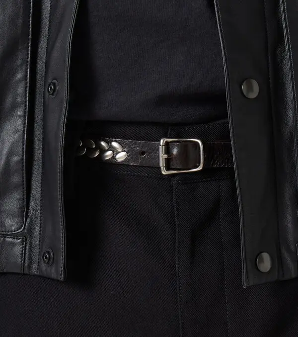 LEMAIRE Stud Leather Belt