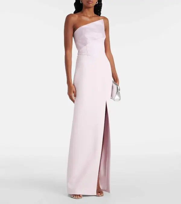Roland Mouret Ruffled Strapless Gown
