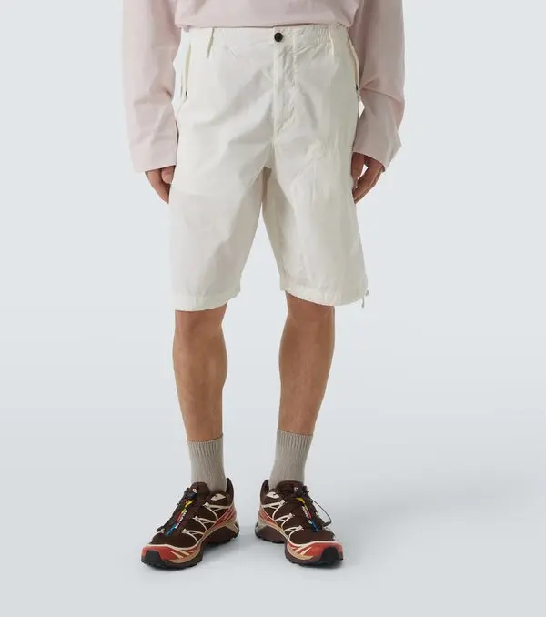 C.P. COMPANY Cotton Ripstop Shorts - White