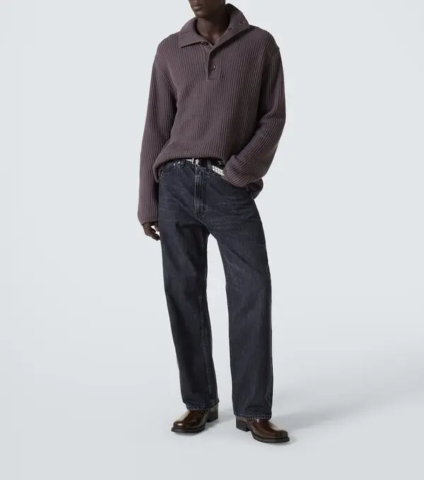 Our Legacy Navigator Cotton Polo Sweater