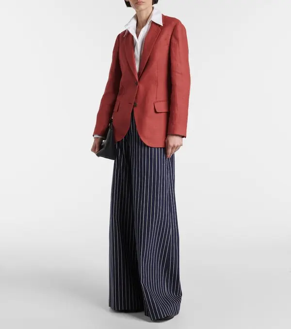Brunello Cucinelli Hemp And Linen Gabardine Blazer