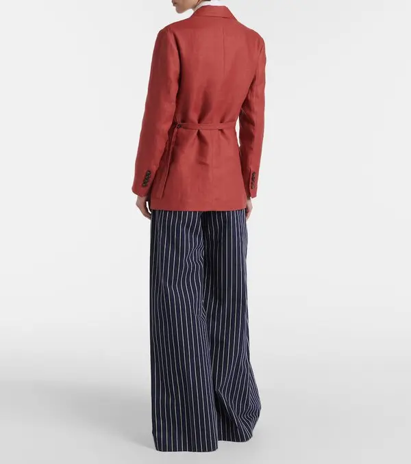 Brunello Cucinelli Hemp And Linen Gabardine Blazer