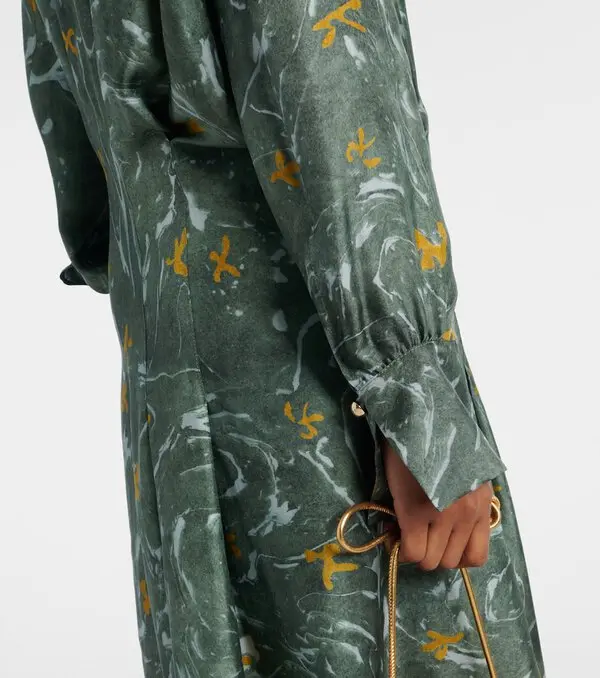 Altuzarra Felicia Studded Silk Maxi Dress