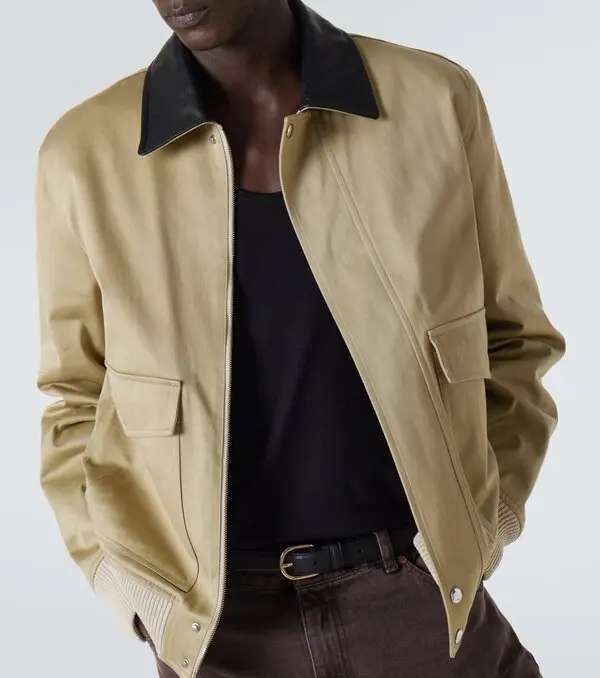 WALES BONNER Shade Cotton Sateen Blouson