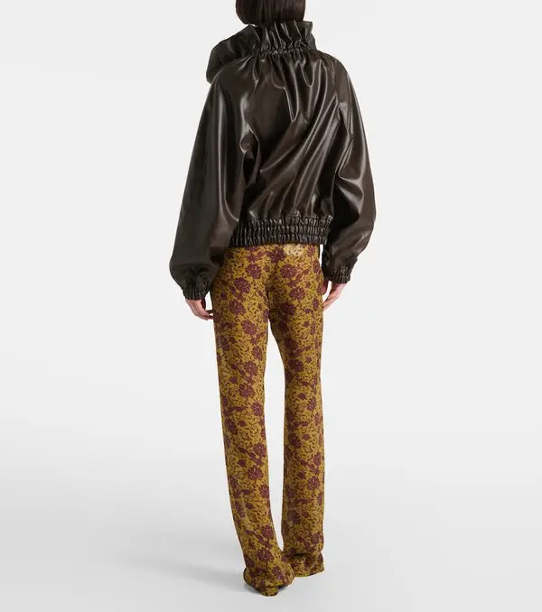 Dries Van Noten Cocoon Gathered Blouson