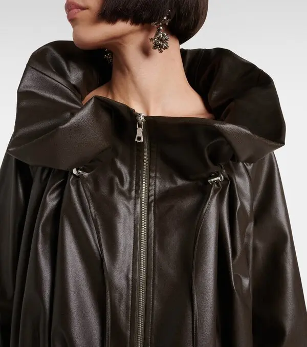 Dries Van Noten Cocoon Gathered Blouson