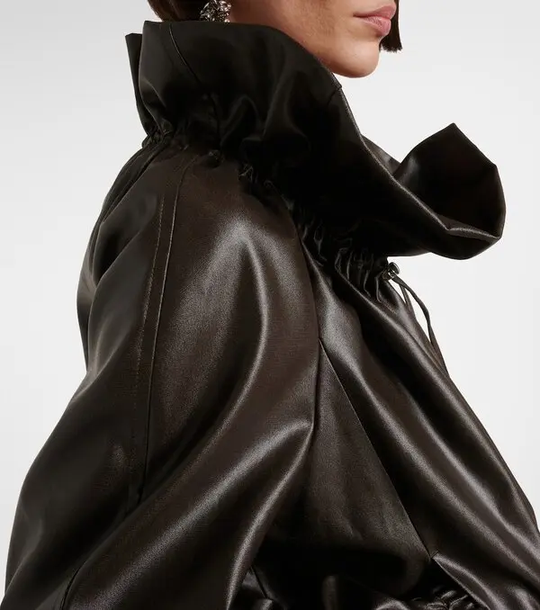 Dries Van Noten Cocoon Gathered Blouson