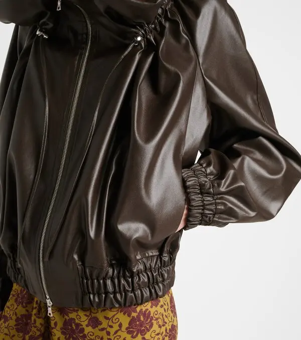 Dries Van Noten Cocoon Gathered Blouson