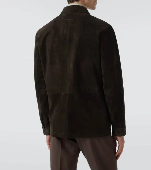 Zegna Leather Field Jacket