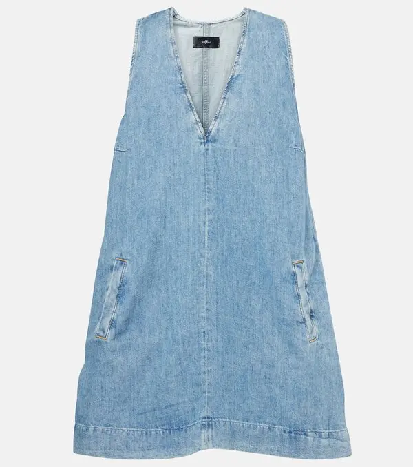 7 For All Mankind Denim Mini Dress