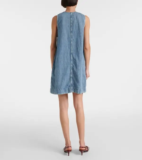 7 For All Mankind Denim Mini Dress