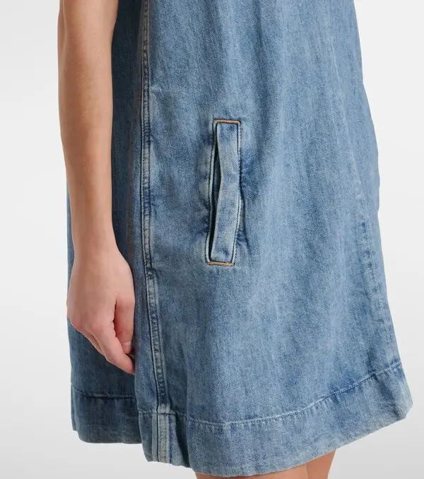 7 For All Mankind Denim Mini Dress