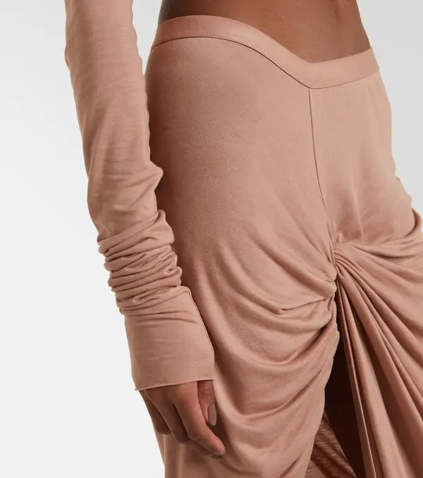 Rick Owens Jade Jersey Crop Top