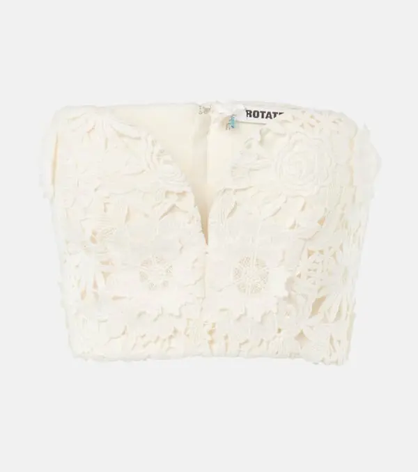 Remain Birger Christensen Bridal Lace Bustier - White