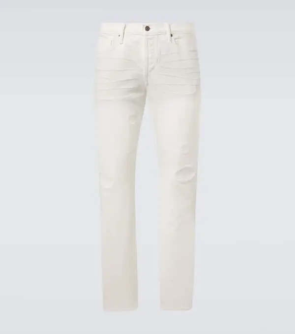 TOM FORD Distressed Slim Jeans