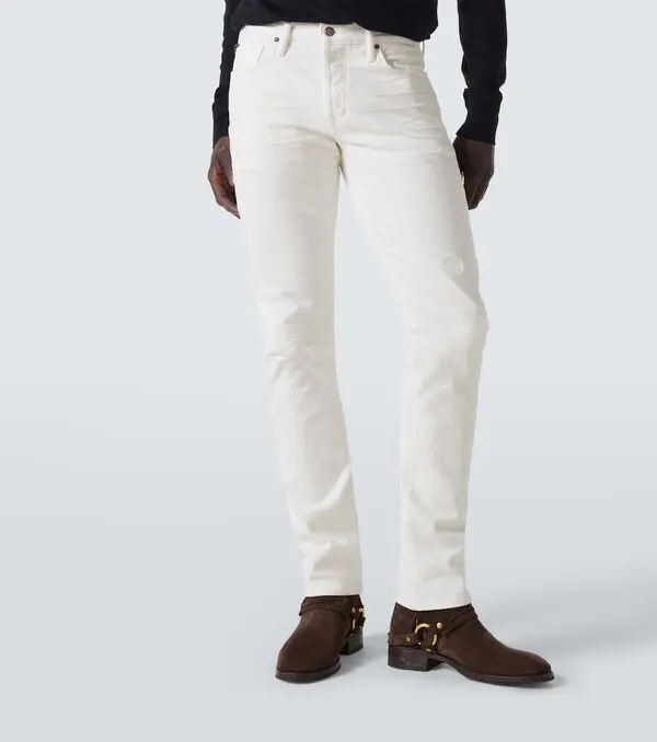 TOM FORD Distressed Slim Jeans