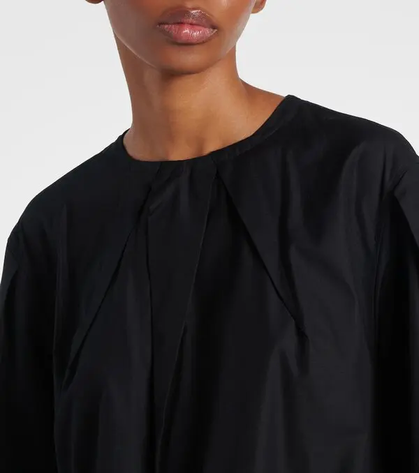 Max Mara Liriche Cotton Poplin Midi Dress