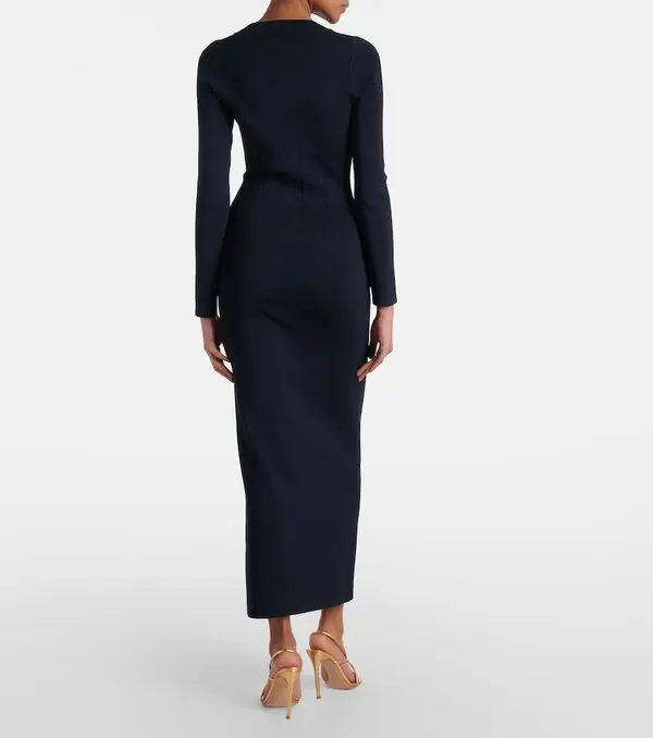 Galvan Atalanta Knitted Maxi Dress