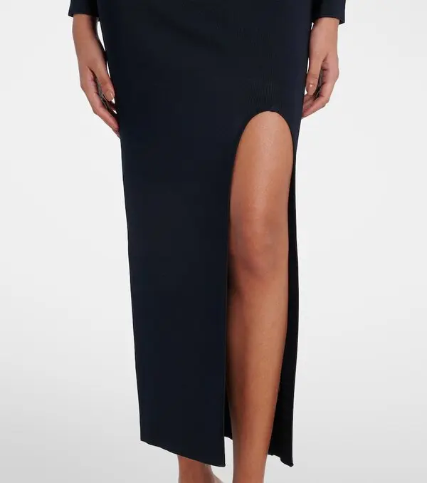 Galvan Atalanta Knitted Maxi Dress