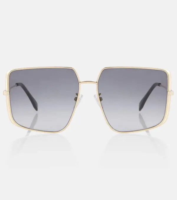 Fendi Square Sunglasses - Gold