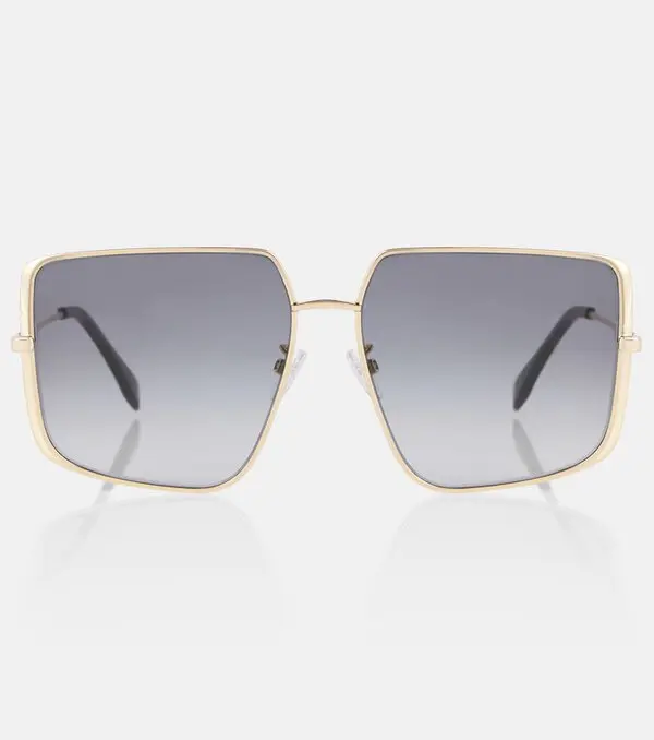 Fendi Square Frame Sunglasses - Gold