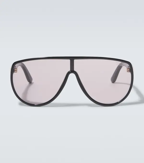TOM FORD Achilles Aviator Sunglasses - Black
