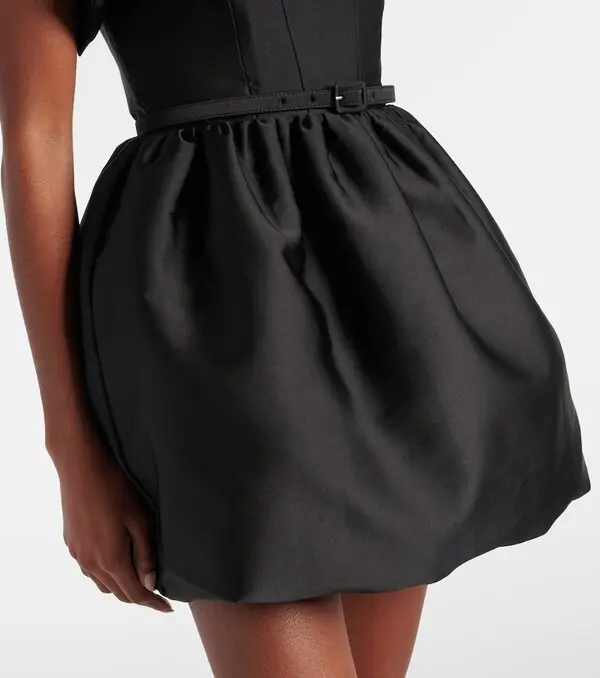 Roland Mouret Ruffled Draped Strapless Mini Dress