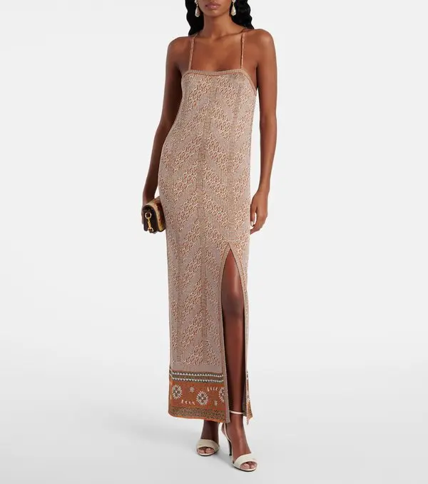 Valentino Garavani Jacquard Lamé Maxi Dress