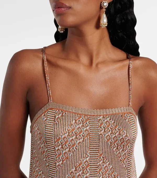 Valentino Garavani Jacquard Lamé Maxi Dress