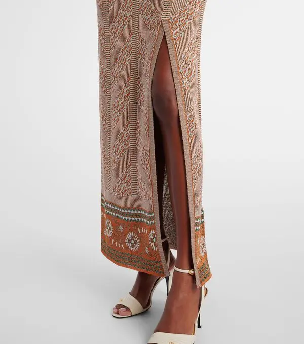 Valentino Garavani Jacquard Lamé Maxi Dress