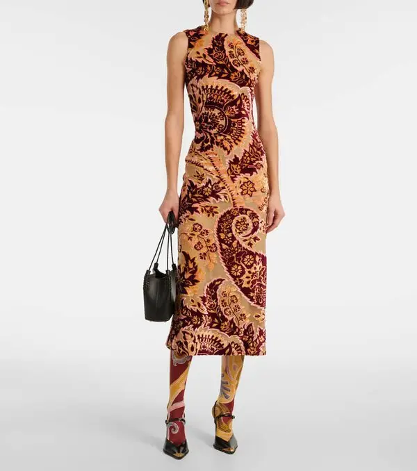 Wolford X Etro Satin De Luxe Paisley Tights