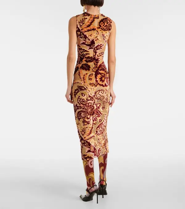 Wolford X Etro Satin De Luxe Paisley Tights - Multicoloured