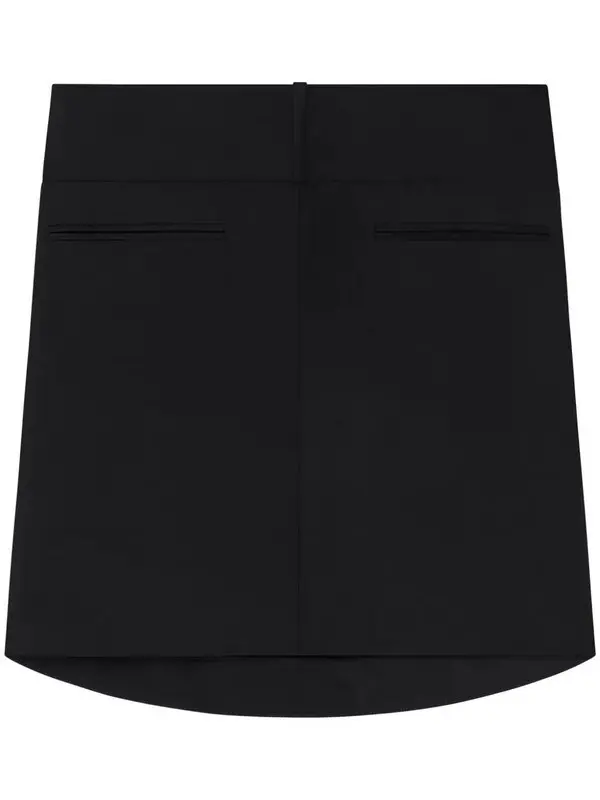 COURREGES Oblique Mini Skirt