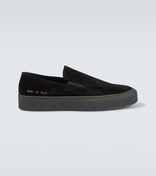 COMMON PROJECTS Suede Slip-on Sneakers