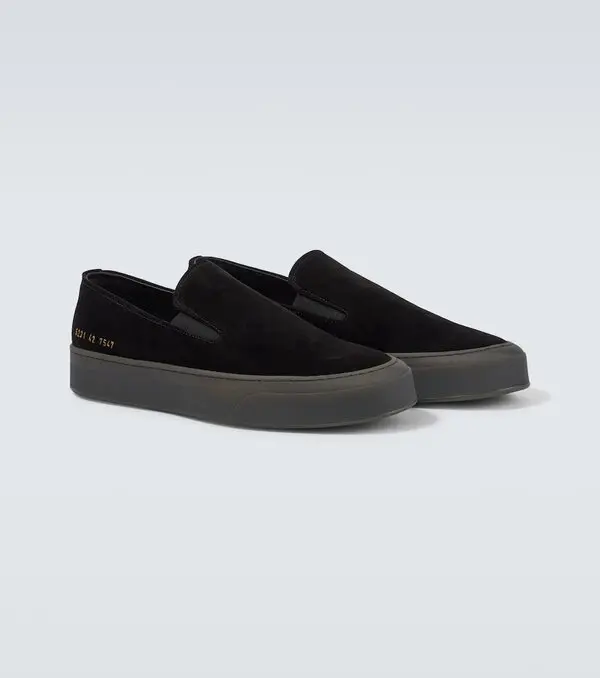 COMMON PROJECTS Suede Slip-on Sneakers
