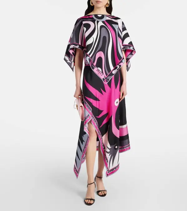 Emilio Pucci Stella Asymmetric Midi Skirt