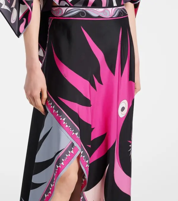 Emilio Pucci Stella Asymmetric Midi Skirt
