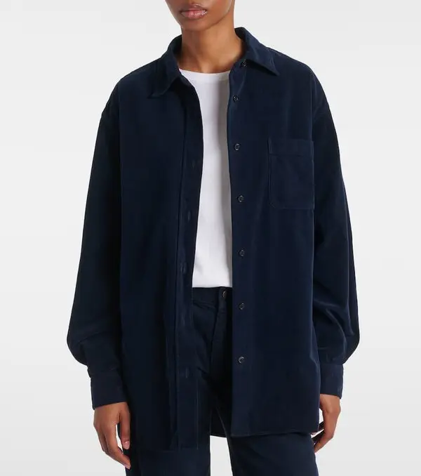 THE ROW Nesson Cotton Corduroy Shirt