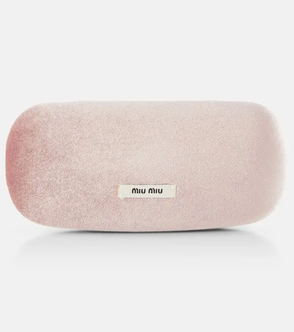 Miu Miu Logo Oval Glasses