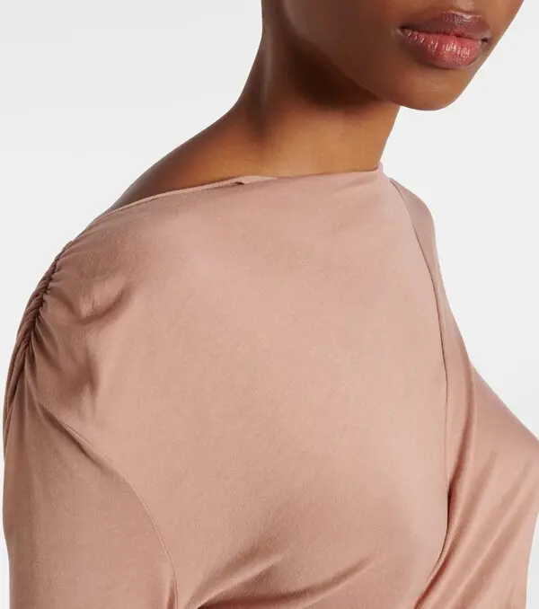Rick Owens Jade Jersey Crop Top