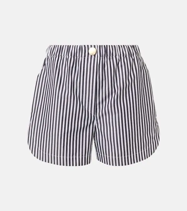 Sportmax Muscari Striped Cotton Shorts