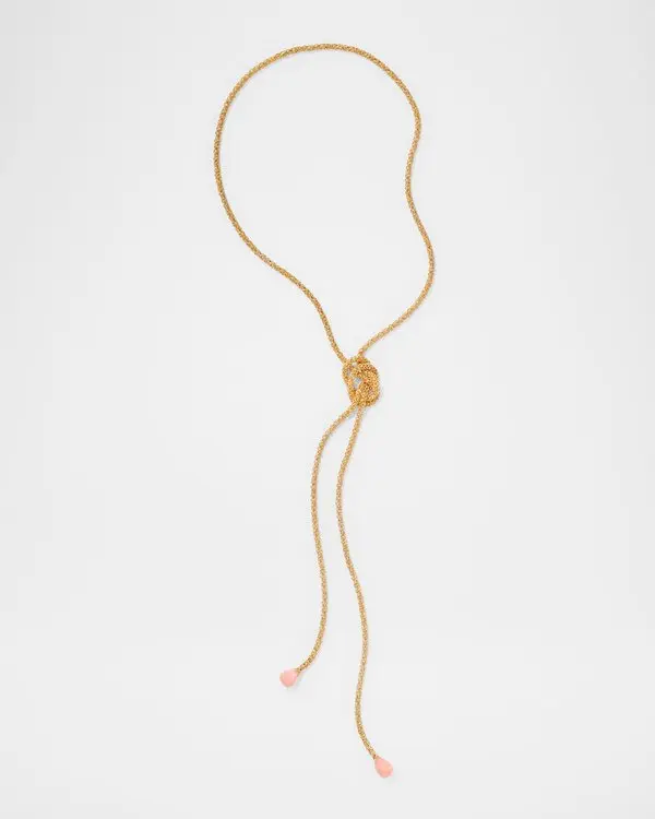 JAMIE TURNER Cabo Chain Lariat Necklace - Gold
