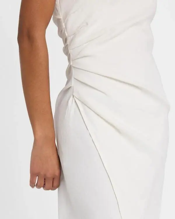 A.L.C. Sylvie Halter Midi Dress - White