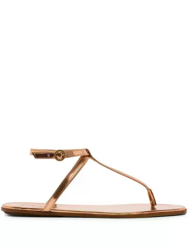 Marsèll Traccia Patent-leather Sandals - Gold