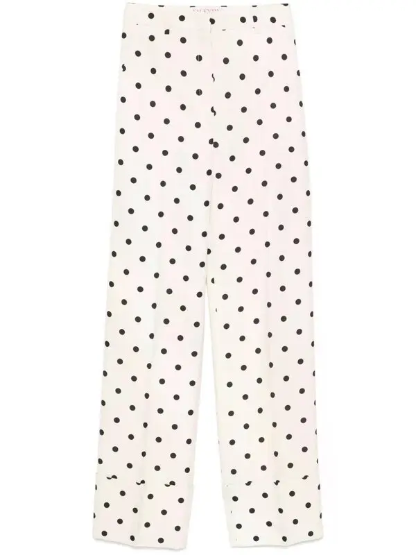 Valentino Garavani Polka-dot Trousers - Neutrals