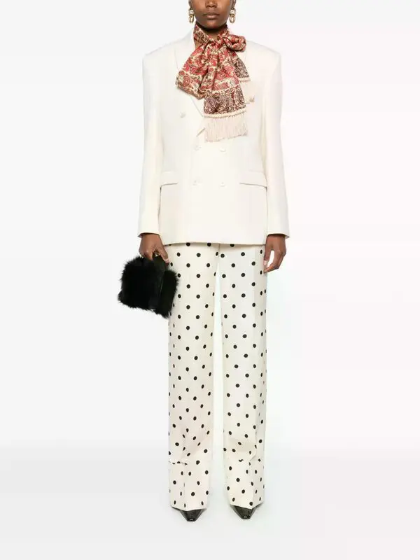 Valentino Garavani Polka-dot Trousers - Neutrals