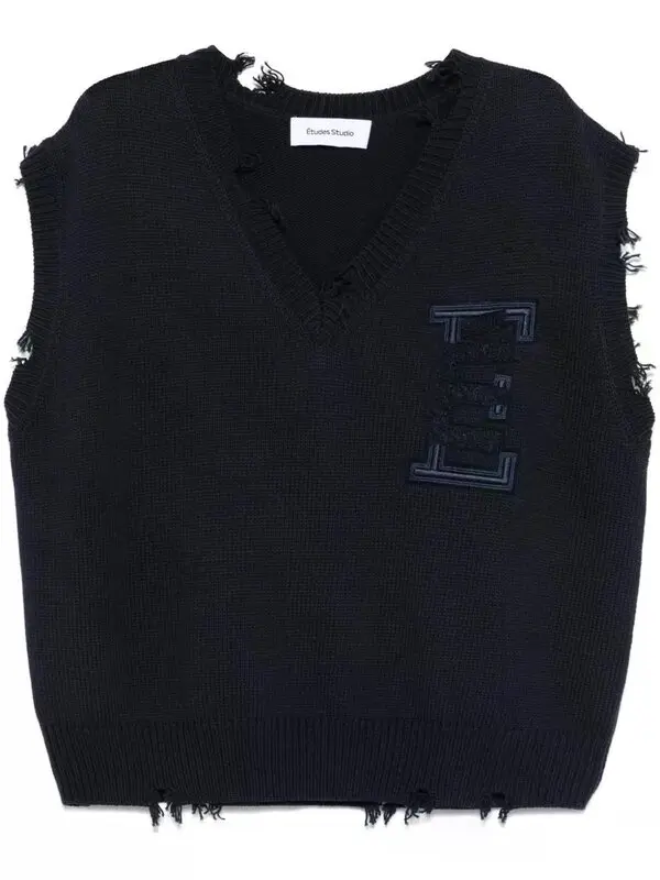 ÉTUDES STUDIO V-neck Sleeveless Vest