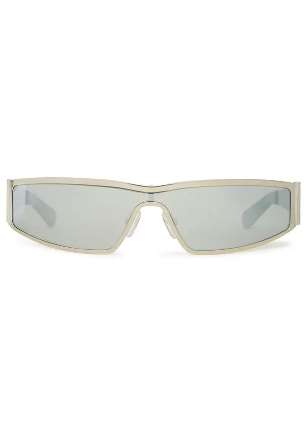 Alexander McQueen Mirrored Mask Sunglasses